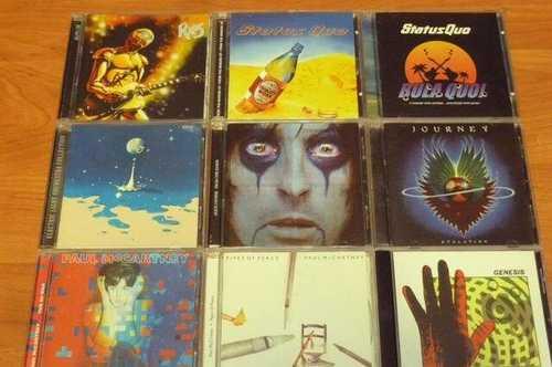 CD-диски ELO, Paul McCartney, Genesis