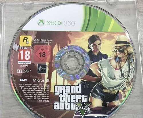 Игра GTA 5 для приставки xbox 360