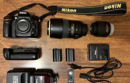 Комплект фотографа. Nikon D7100, бустер, объективы