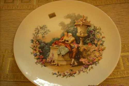Старинная французская тарелка