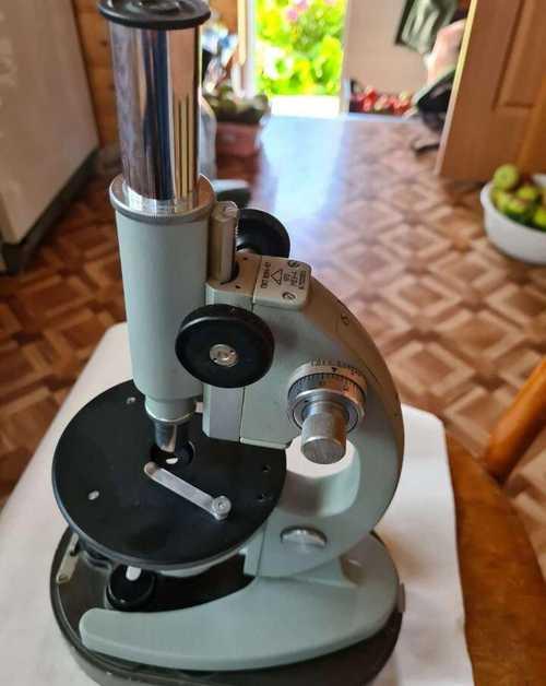 Микроскоп мбу-4 новый в мет.футляре