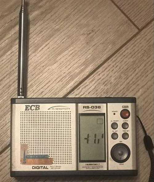 Карманный радиоприемник цифровой ECB RS-036