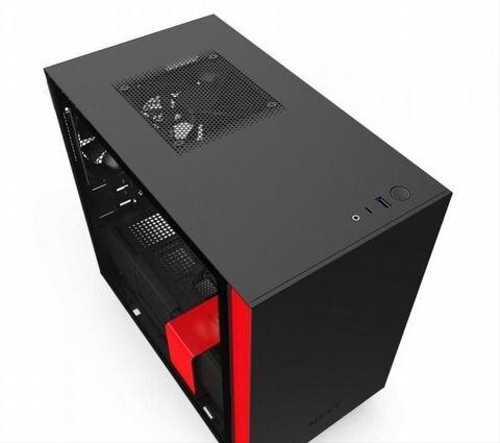 Корпуса nzxt H210i CA-H210i-BR Mini ITX Black/Red