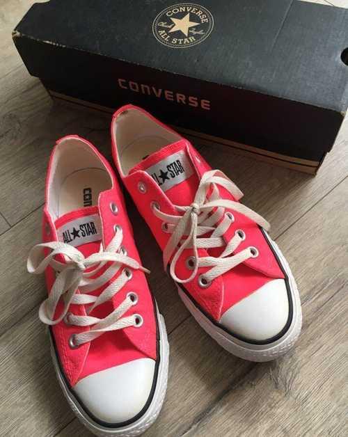 Кеды Converse neon pink