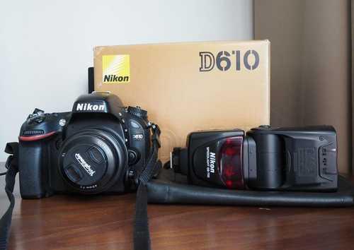 Nikon D610 с пробегом 10946 кадров