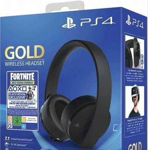 Sony playstation gold wireless headset