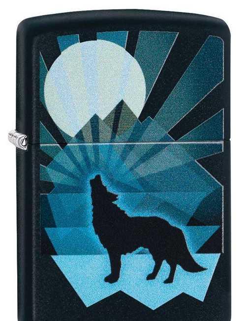 Зажигалка Wolf and Moon Design zippo