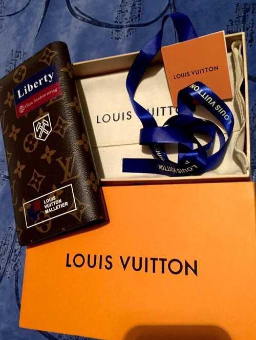Louis Vuitton brazza monogram кошелек