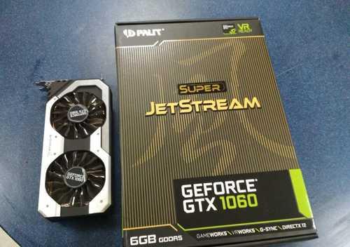 Видеокарта GTX1060 6GB Palit Super JetStream