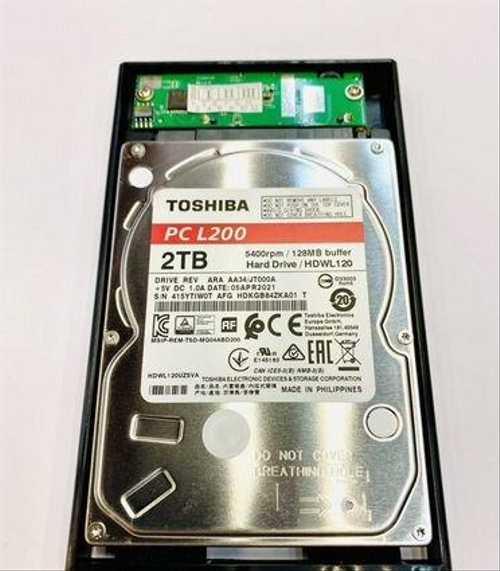 Жесткий диск Toshiba L200 2Tb в корпусе Satechi