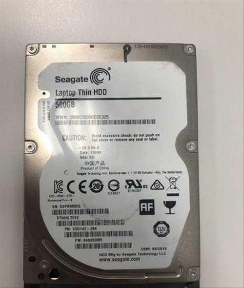 HDD/SSD для ноутбука 2.5