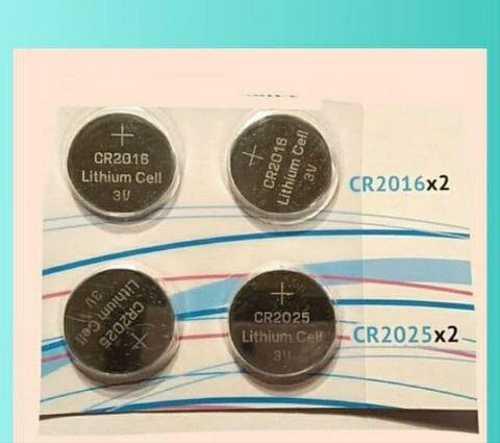 Батарейка Lithium Cell CR2025, CR2016