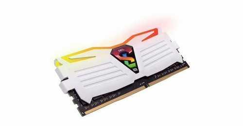 Озу DDR4 Geil Super Luce RGB 8Gb 3200MHz White