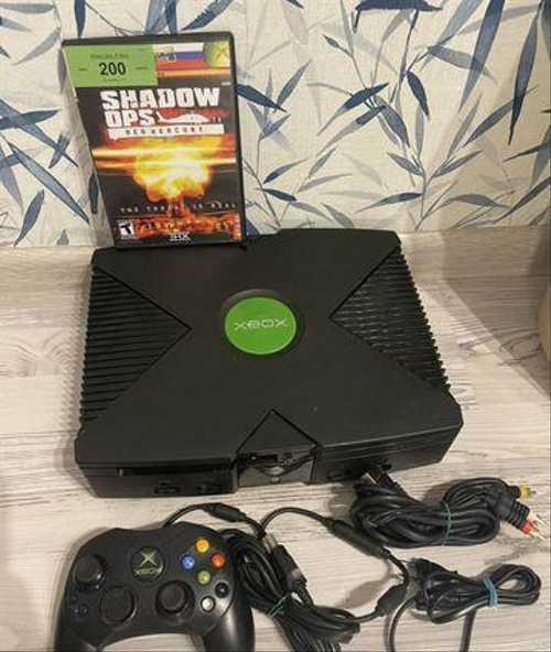 Xbox original чипованый с игрой