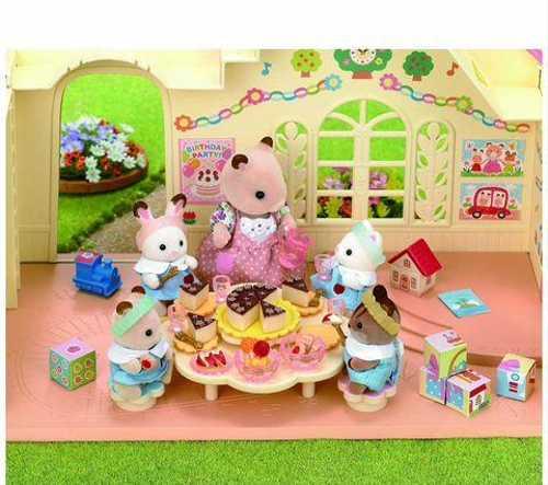 Новый Sylvanian Families Праздник в детском саду