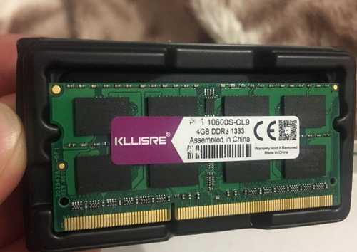 Оперативная память Kllisre DDR3, 4 гб, 1333мгц, па