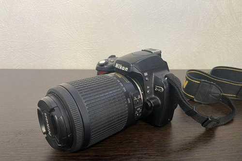 Nikon D40 с объективом Nikkor 55-200 VR