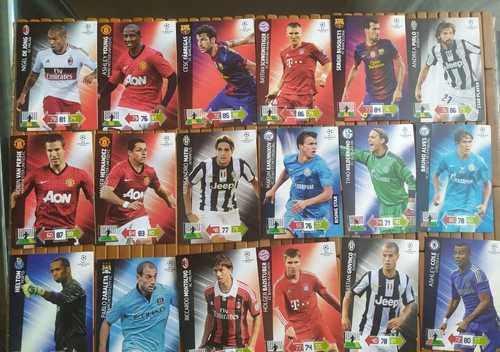 Карточки panini adrenalyn xl лч 2012-2013