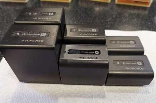 Батареи Sony для фото и видеокамер