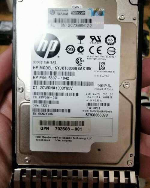 Жесткий диск HP EG0600fblsh MK3001grrb