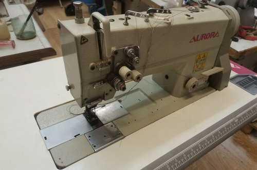 Двухигольная швейная машина aurora A-842-05 12мм