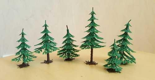 Деревья для макета железной дороги