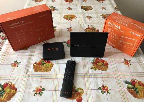 TV приставка Media Box Q5 WiFire TV+роутер S1010