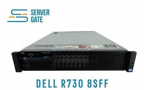 Сервер dell R730 8SFF 2x E5-2697Av4 256GB