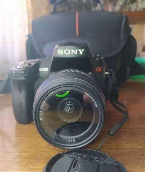 Зеркальный фотоаппарат sony a580 kit 18-55