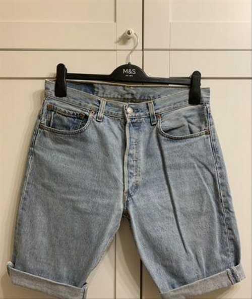 Джинсовые шорты Levis 501, размер 32