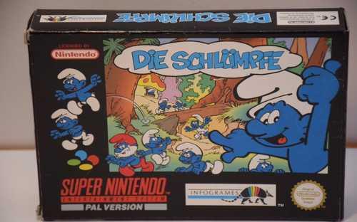 Die Schlumpfe для Super Nintendo (snes) PAL
