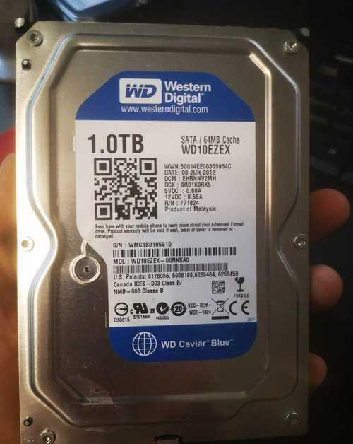 Жесткий диск 1 TB WD Blue WD10ezex