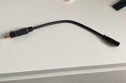 Кабель miniDisplayport(f) на displayport(m)