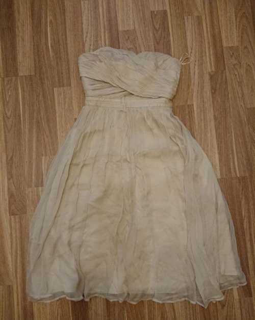 Платье шелковое Massimo Dutti