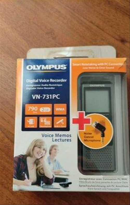 Диктофон цифровой Olympus VN-731PC + микрофон ME-5