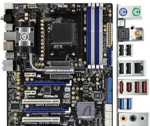 Материнская плата ASRock 990FX Extreme4 + комплект