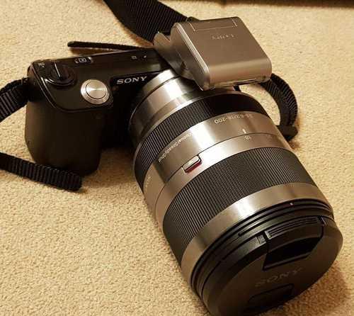 Фотоаппарат Sony Alpha NEX-5 объектив E 18-200mm