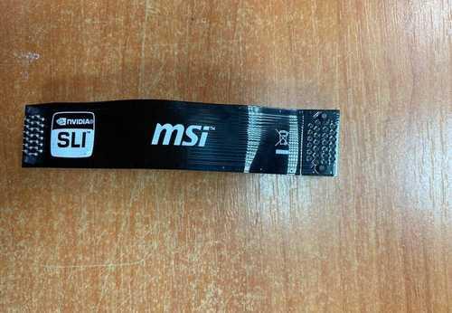 Переходник бу шлейф MSI bridge sli мост