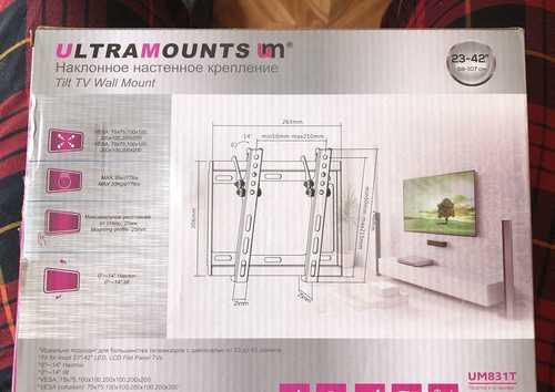 Кронштейн для телевизора Ultramounts UM831T