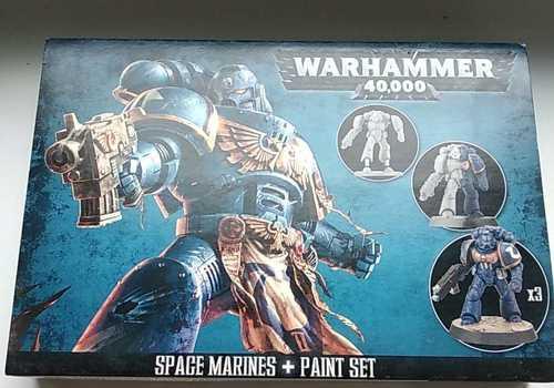 Space Marines + paint set