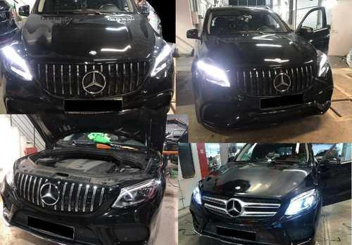 Переделка в рестайлинг Mercedes ML166 в GLE166