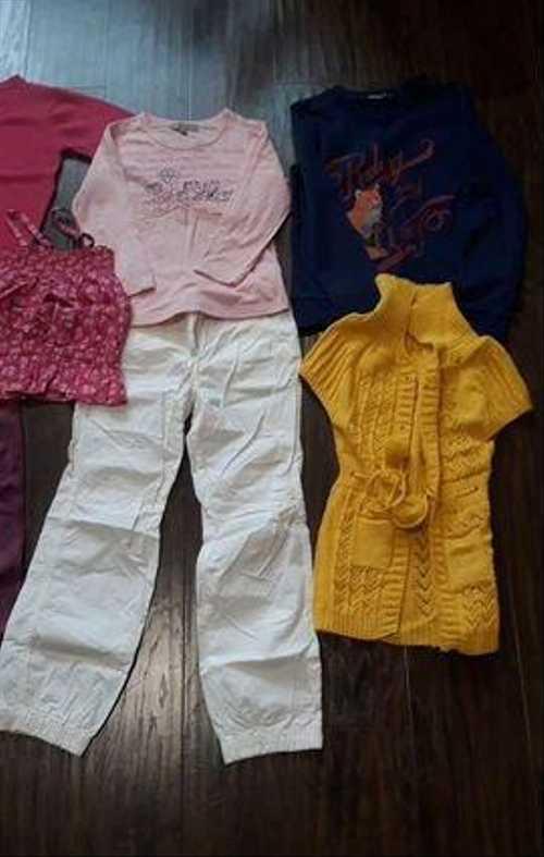 Одежда на девочку пакетом рост 116-134