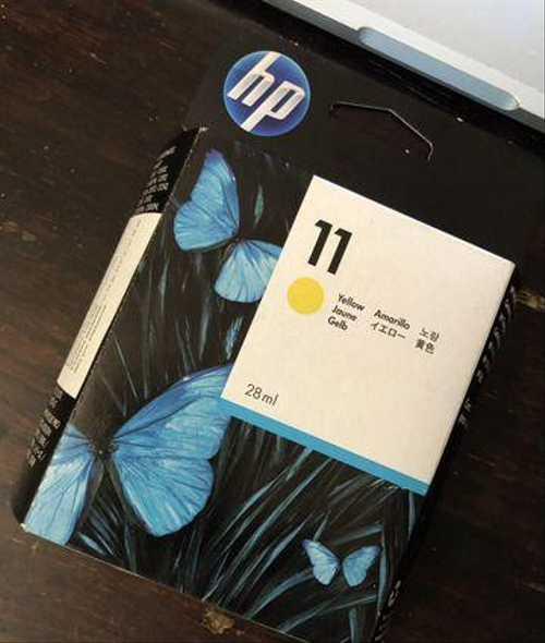 Картридж HP C4838A желтый, № 11 оригинальный