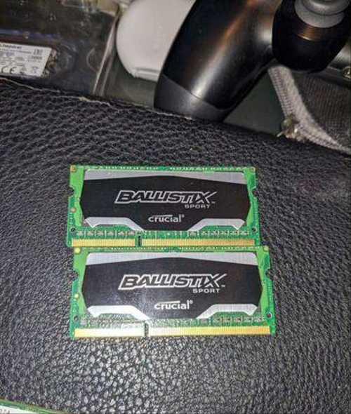 Озу ddr3 sodimm 8 gb Crucial Ballistix