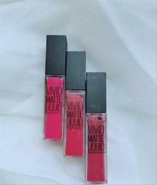 Жидкая помада Maybelline Vivid Matte оригинал