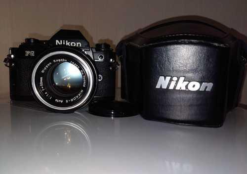 Nikon FG c Nikkor-S 50 mm. 1.4