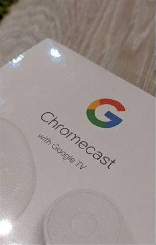 Медиаплеер Google Chromecast with Google tv