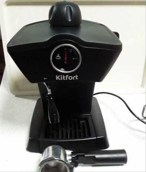 Кофеварка рожковая Kitfort кт-706 кофеварка, черны