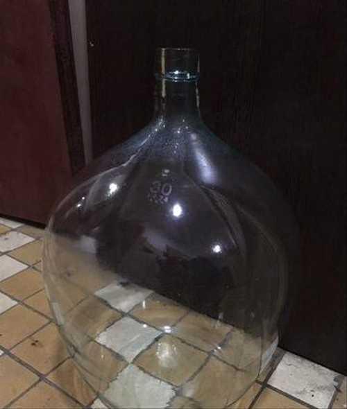 Бутыль стеклянная 30 литров