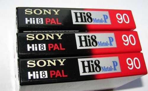 Видеокассеты для камеры Sony Video Hi8 Metal 90